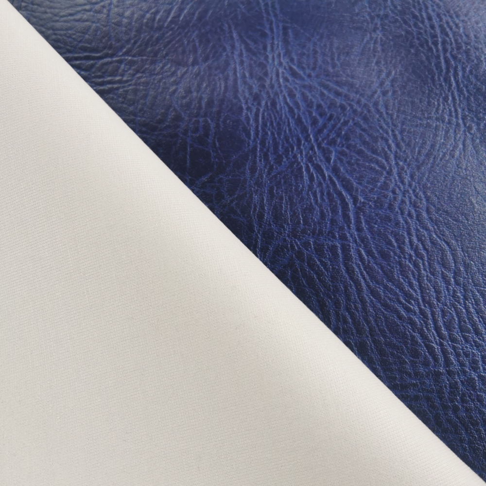 Navy Blue Distressed Leatherette Fabric, Distressed Leatherette Fabric ...